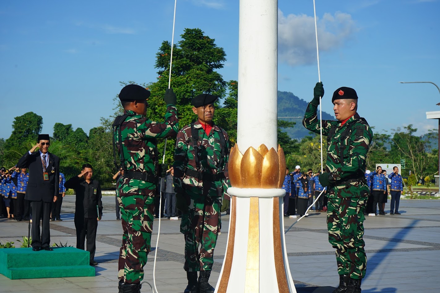 Pengadilan Militer III-17 Manado | UPACARA BENDERA DALAM RANGKA ...